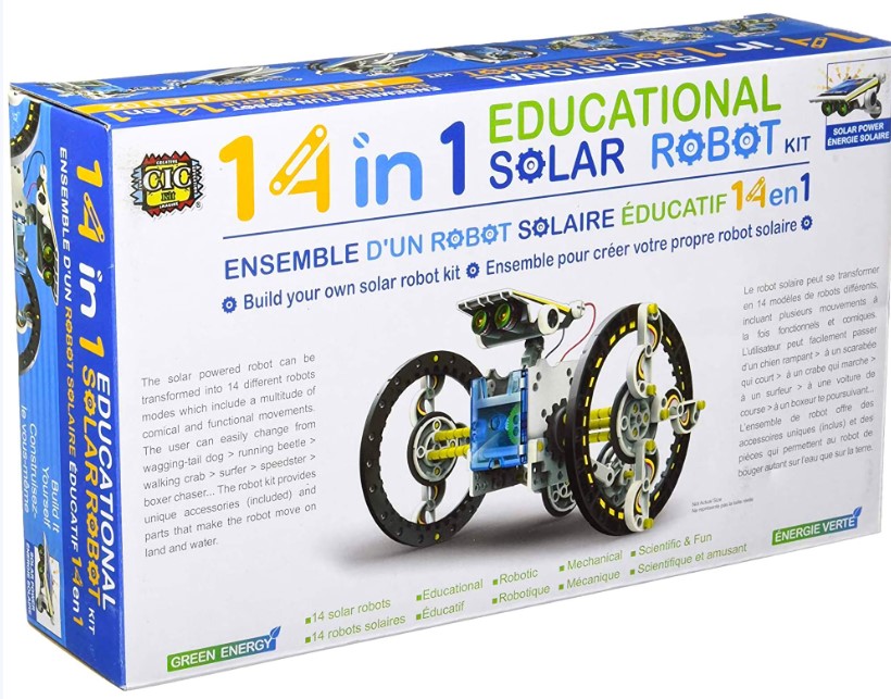 14 in 1 Educational Solar Robot Kit Toy Sense