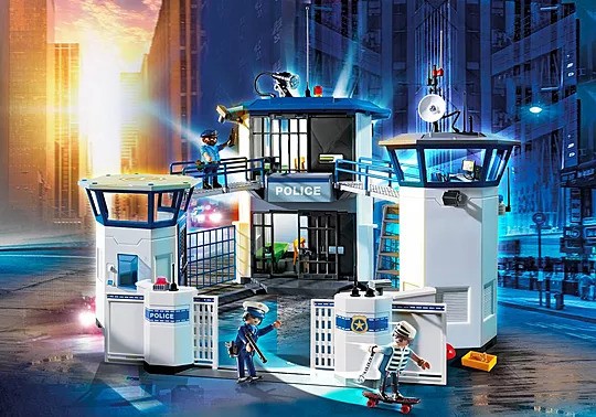 City Action: Police Headquarters with Prison. - Toy Sense