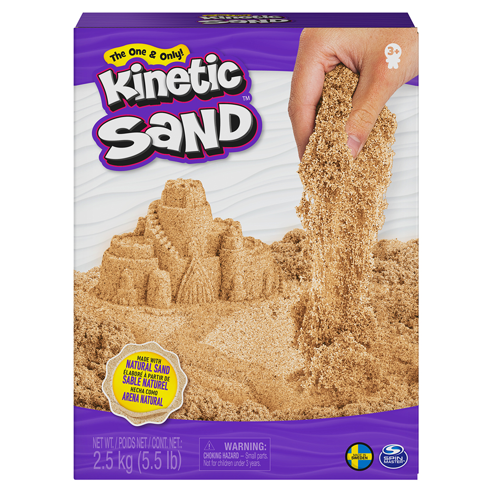 Kinetic Sand 2.5 kg Box Brown Toy Sense