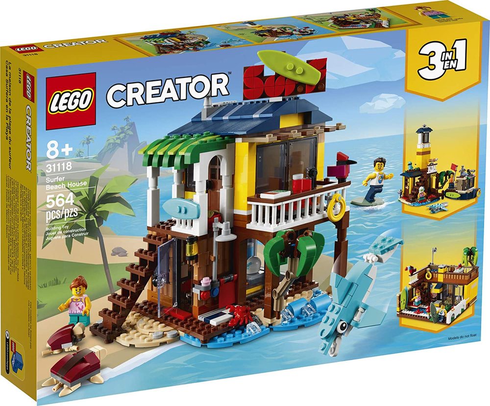 Creator 3in1: Surfer Beach House.- Retired - Toy Sense