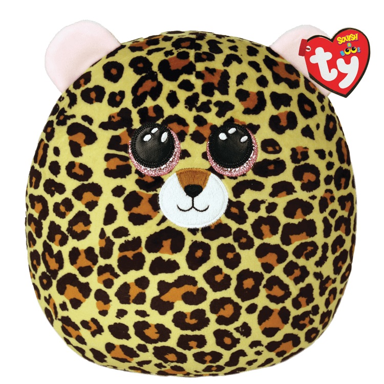 Livvie Leopard - Squish-a-Boo Large. - Toy Sense