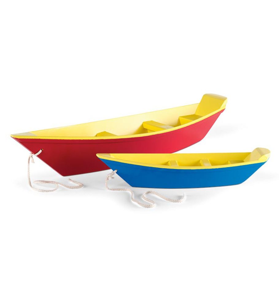 Blue Wooden Toy Boat - Toy Sense