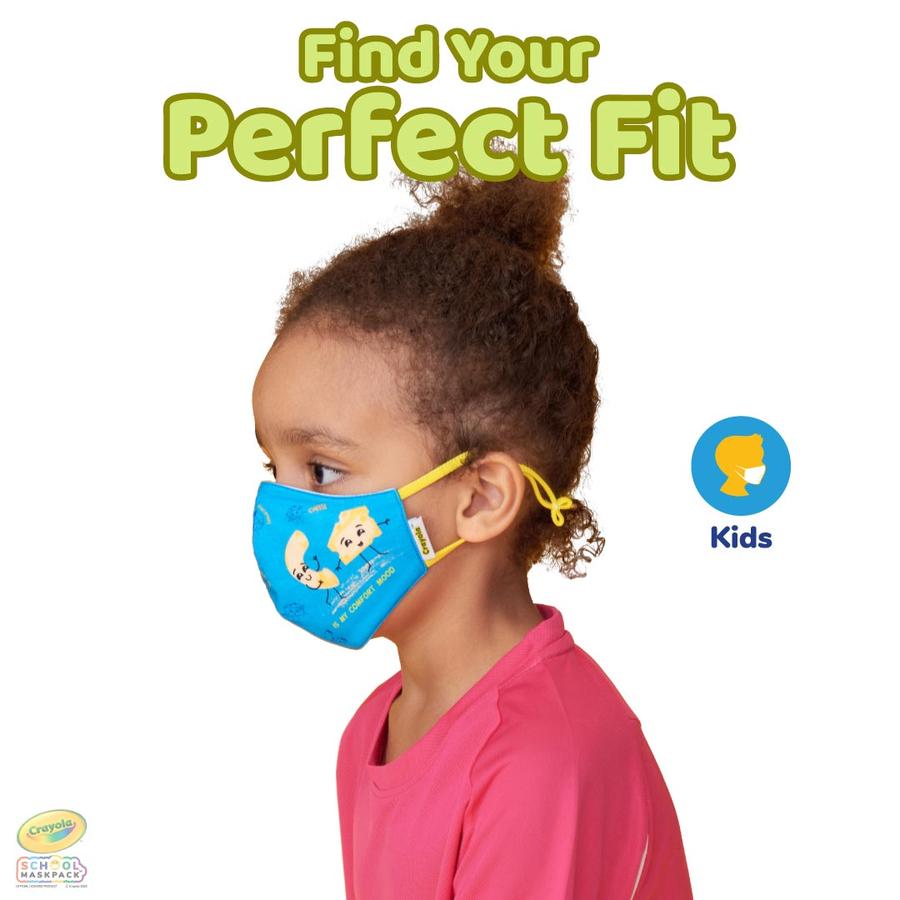 Crayola Kids Reusable Cloth Face Mask Set - Craymoji Colors - Retired ...