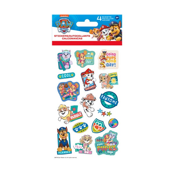 Paw Patrol Stickers - 4 Sheets - Toy Sense