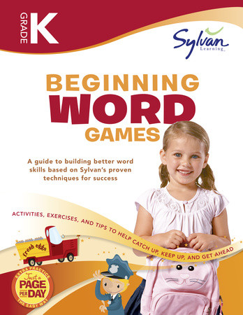 Sylvan Kindergarten Beginning Word Games Workbook - Toy Sense