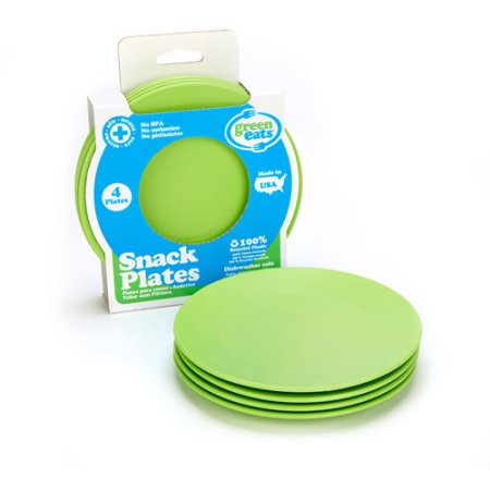 Green Eats Snack Plates - Green - Toy Sense