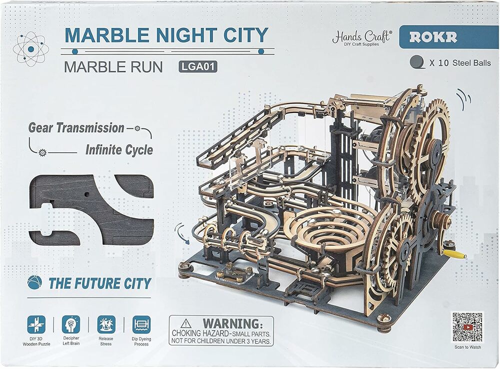 DIY - Marble Night City Marble Run - Toy Sense