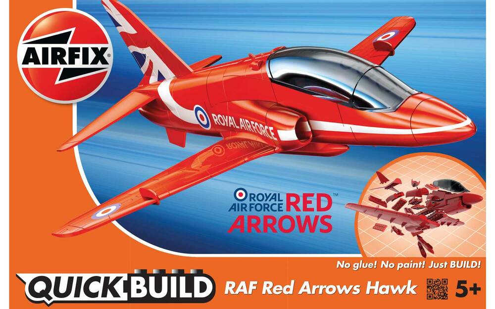 Red Arrows Hawk Quick Build Model - Toy Sense