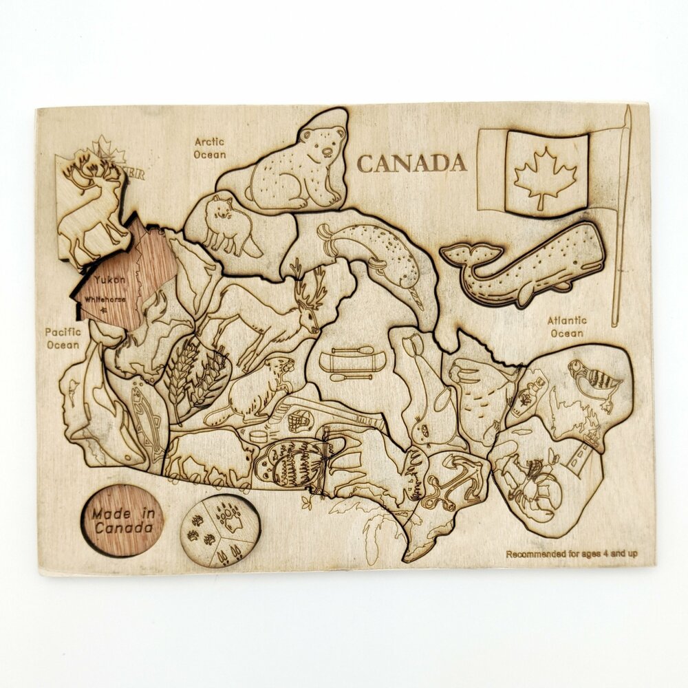 Kids Canada Map - Toy Sense