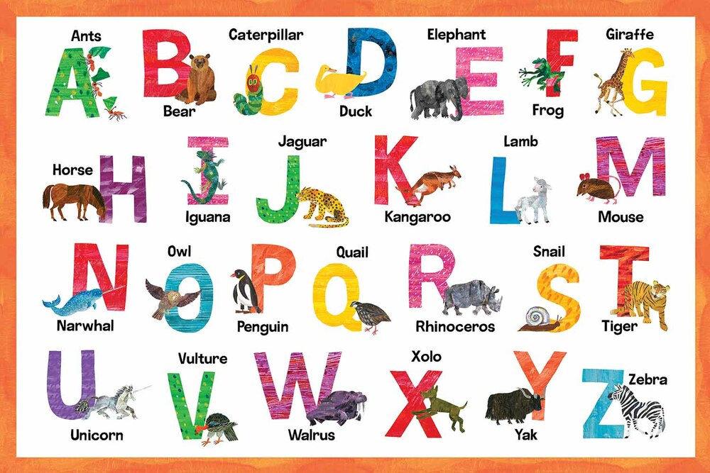 The World of Eric Carle - Alphabet Giant Floor Puzzle - Toy Sense