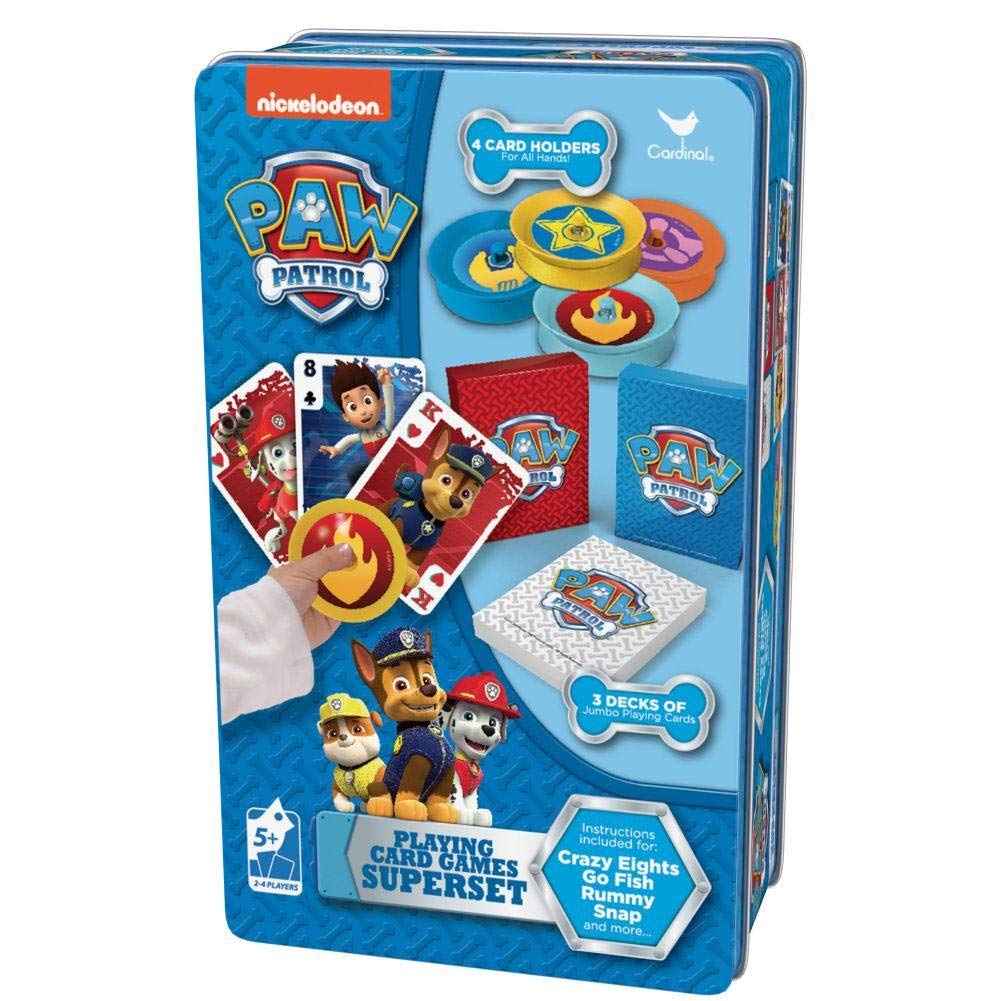 Paw Patrol Jumbo Playing Card Superset - Toy Sense