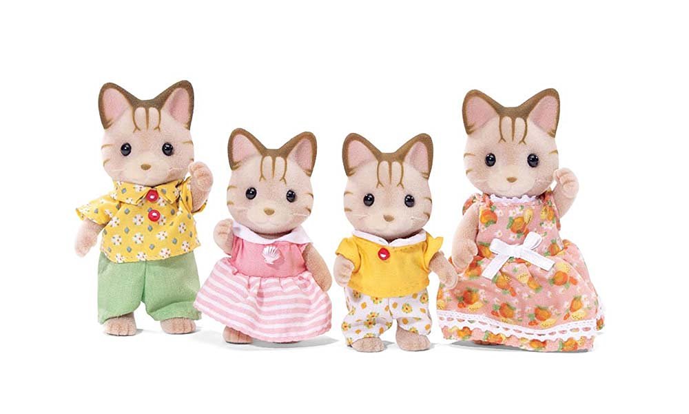 Sandy Cat Family. - Toy Sense