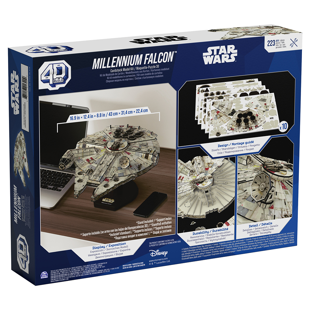 4D Build Star Wars Millennium Falcon Toy Sense