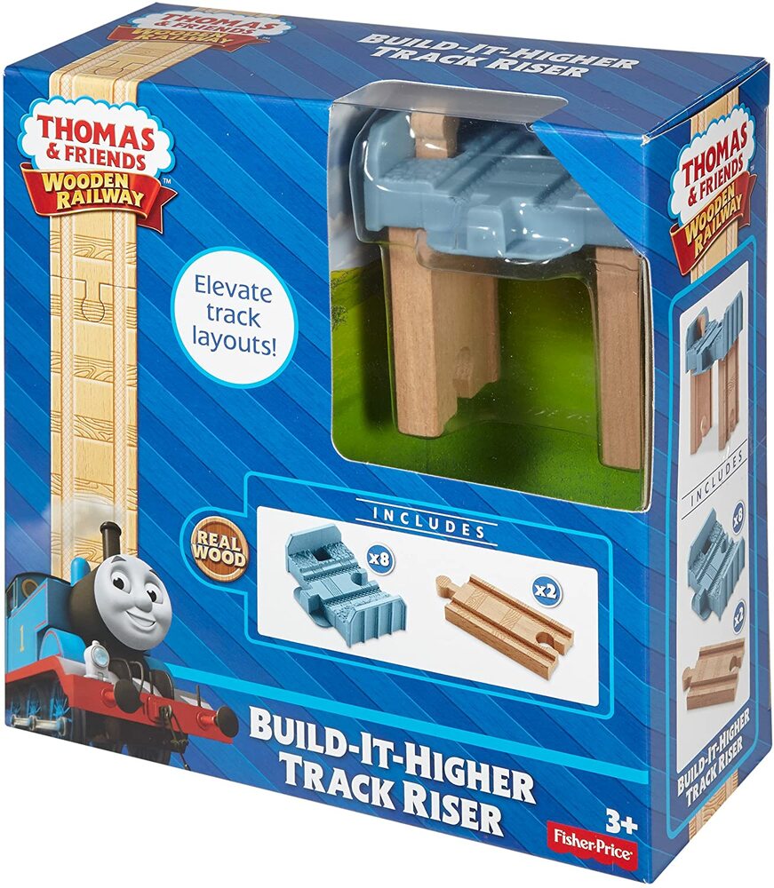 Thomas and Friends - Wooden Railway Build-It-Higher Track Riser - Toy Sense