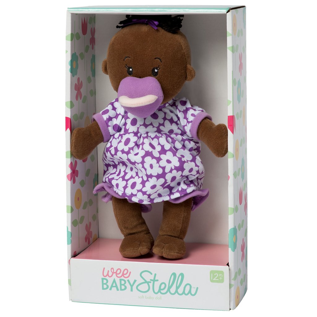 Wee Baby Stella Doll - Dark Skin - Toy Sense